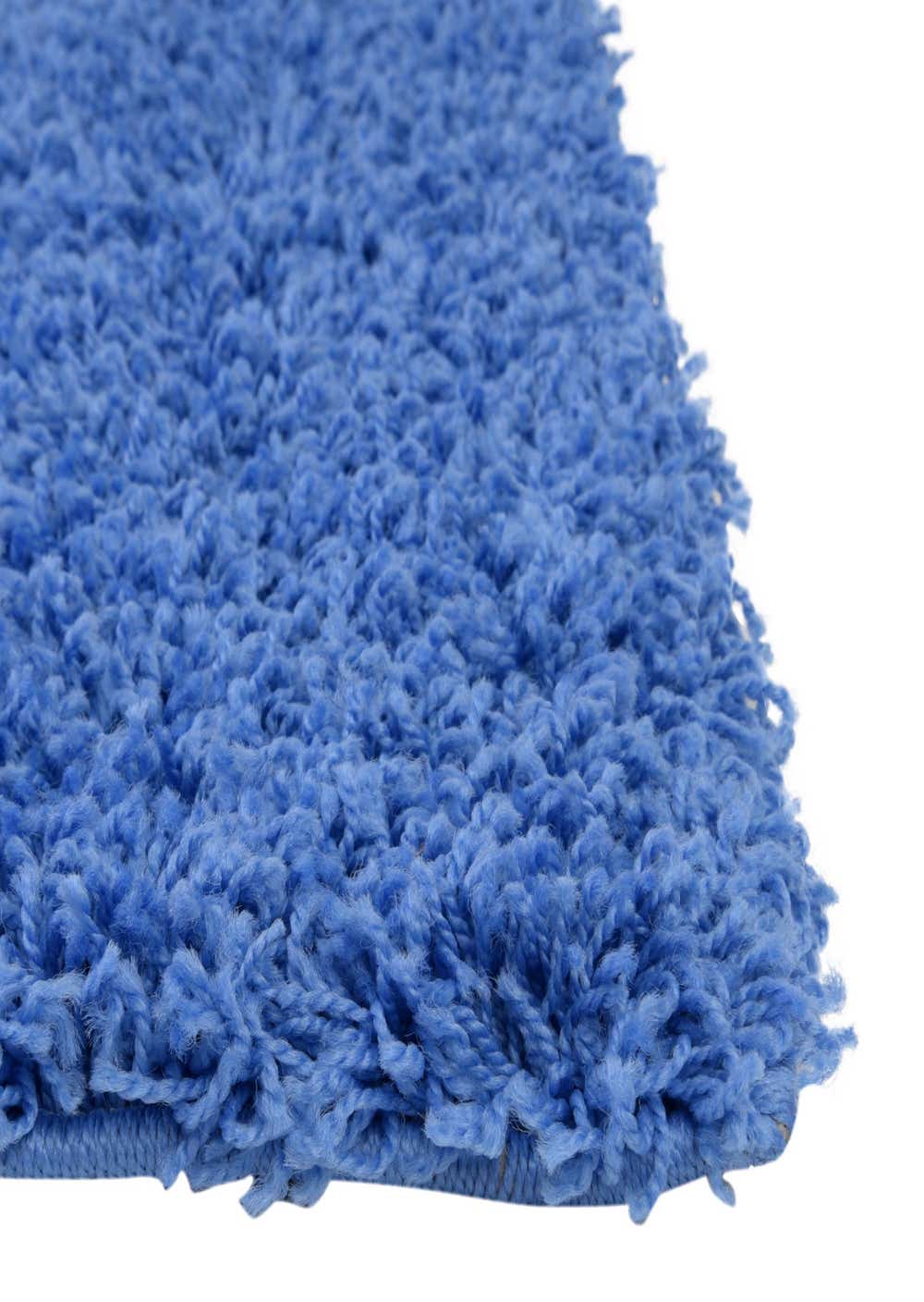 Periwinkle Blue 6' x 9' Solid Shag Rug | eSaleRugs