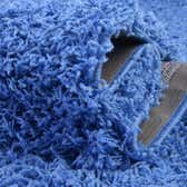 Periwinkle Blue 9' x 12' Solid Shag Rug | Rugs.com