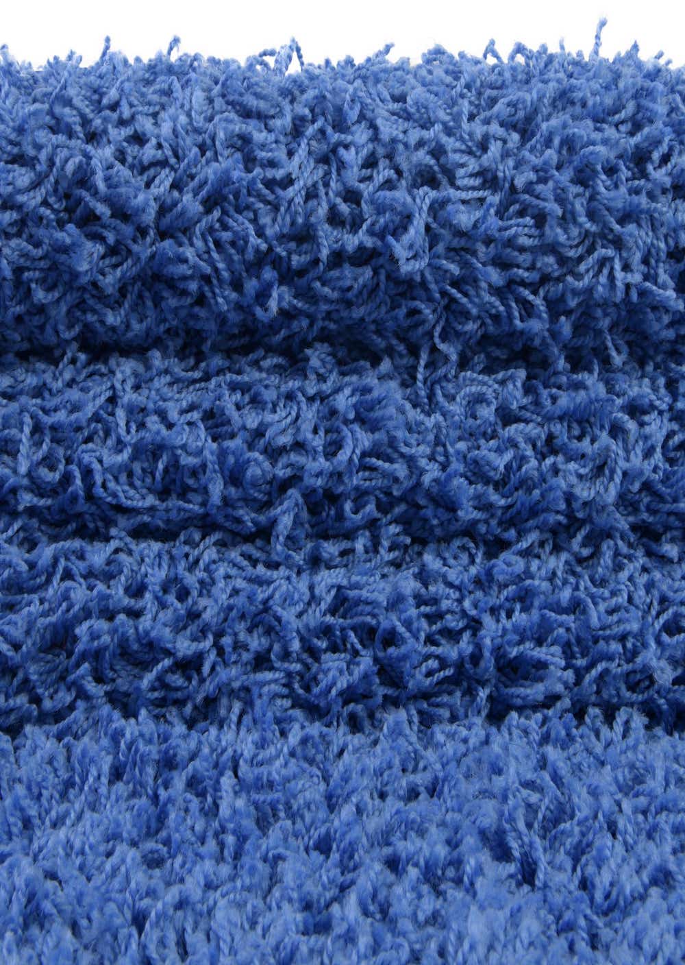 Periwinkle Blue 6' x 9' Solid Shag Rug | eSaleRugs