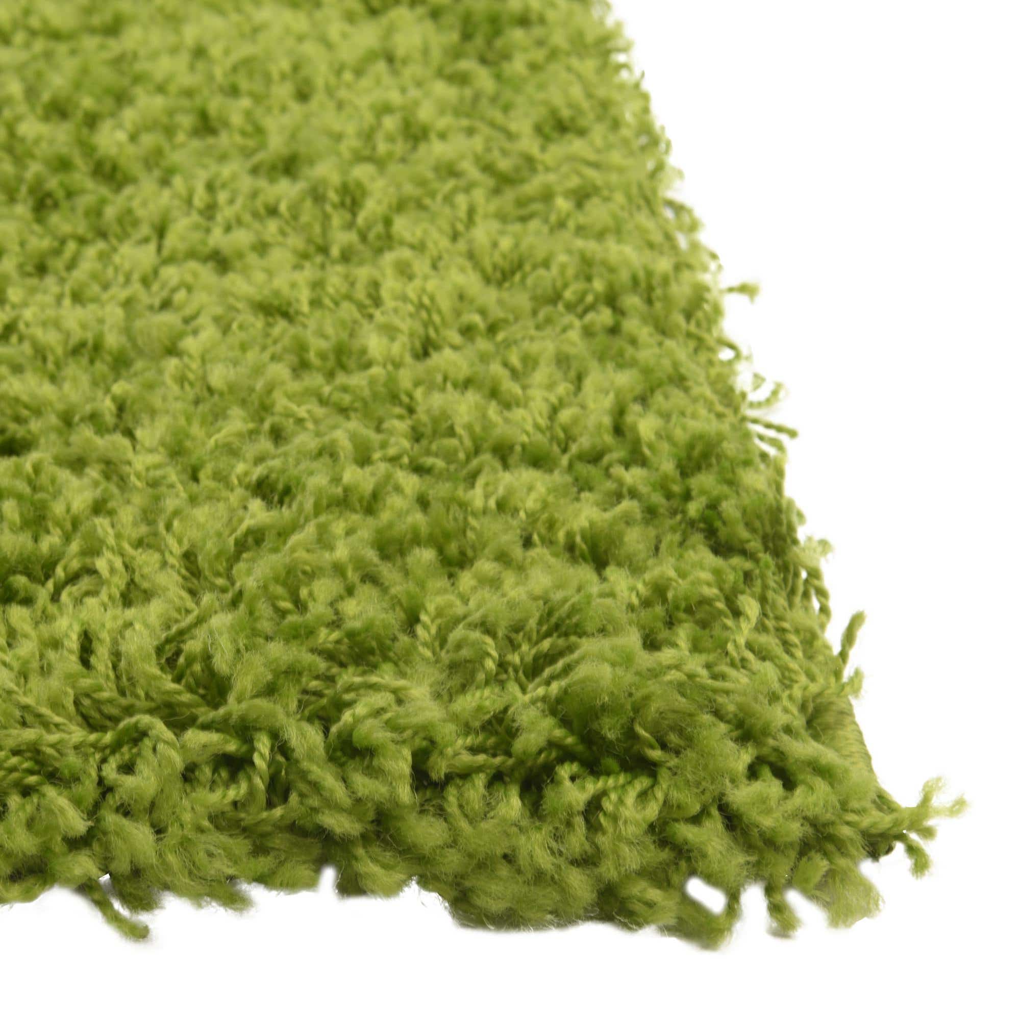 Grass Green 5' x 8' Solid Shag Rug | eSaleRugs