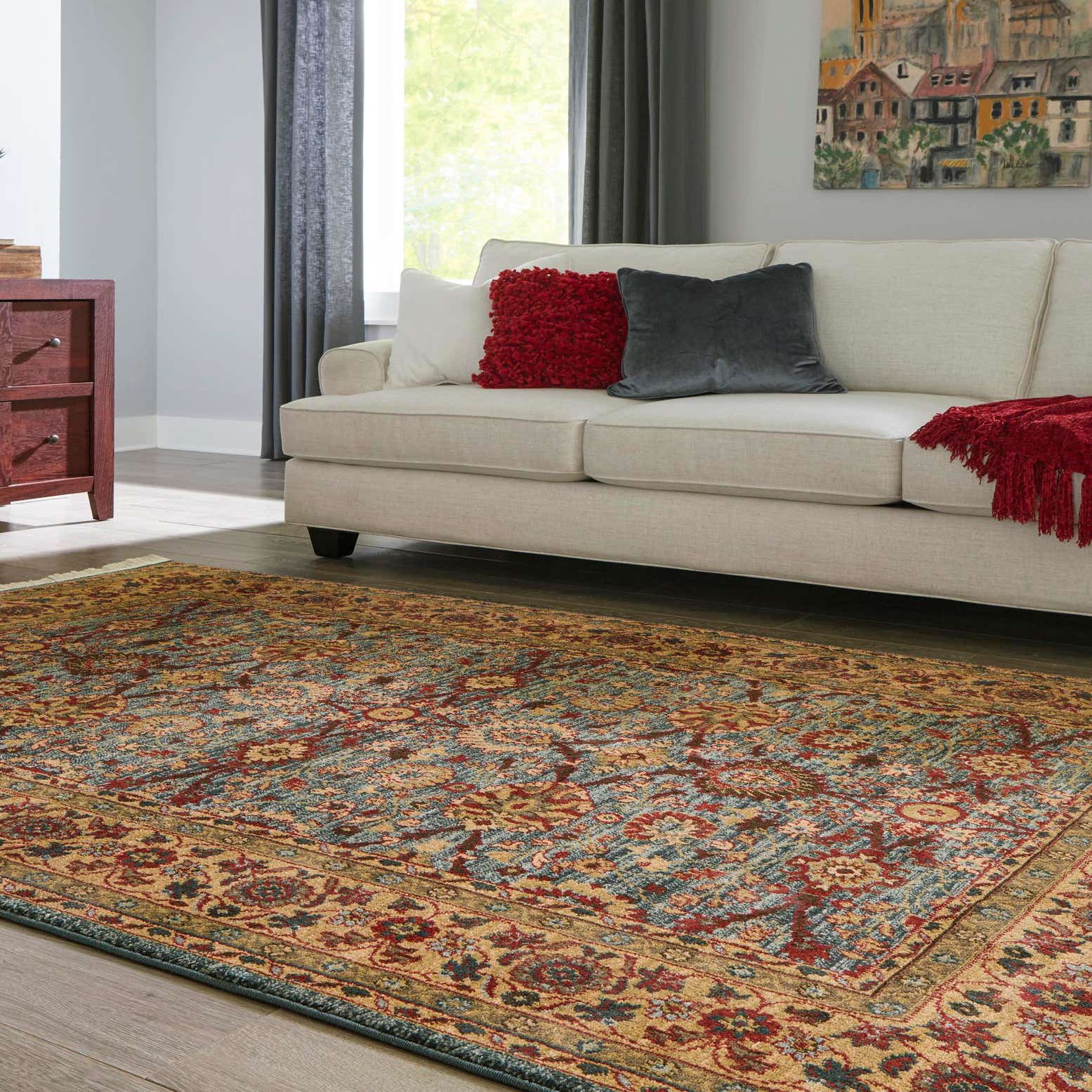 Blue 2' 2 x 3' Kensington Rug | eSaleRugs