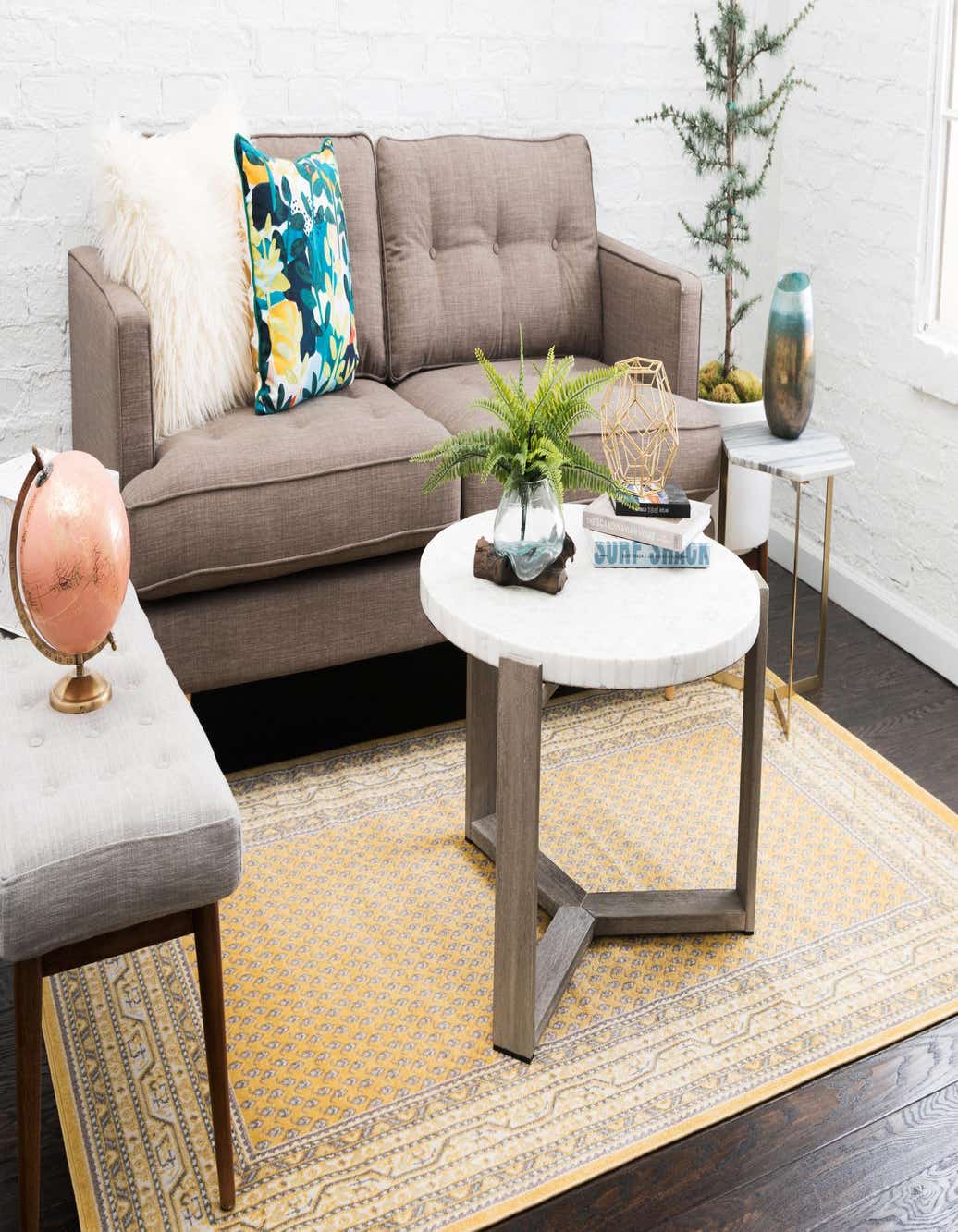 Yellow 7' x 10' Tribeca Rug | eSaleRugs