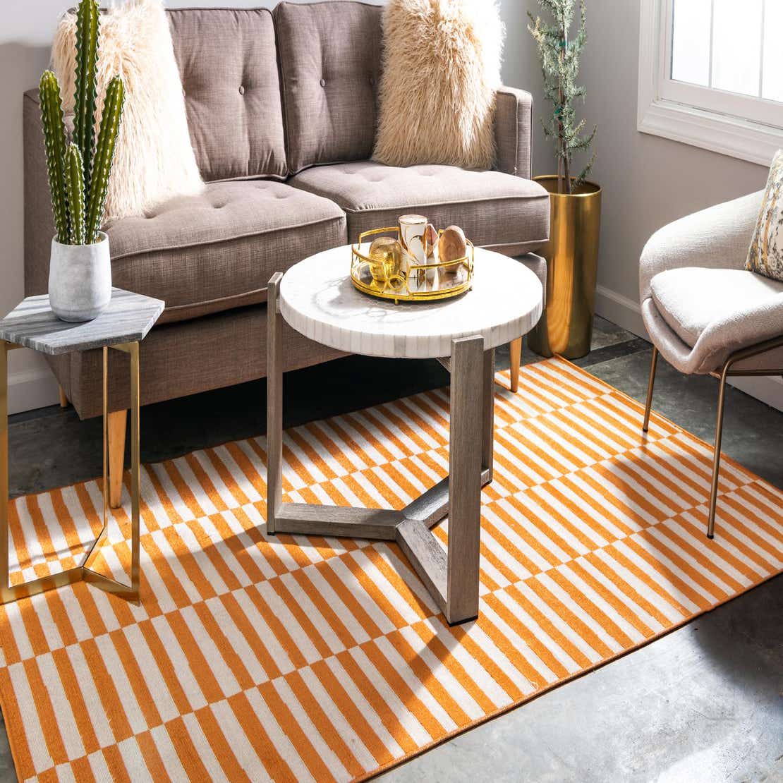 Orange 10' x 13' Tribeca Rug | eSaleRugs