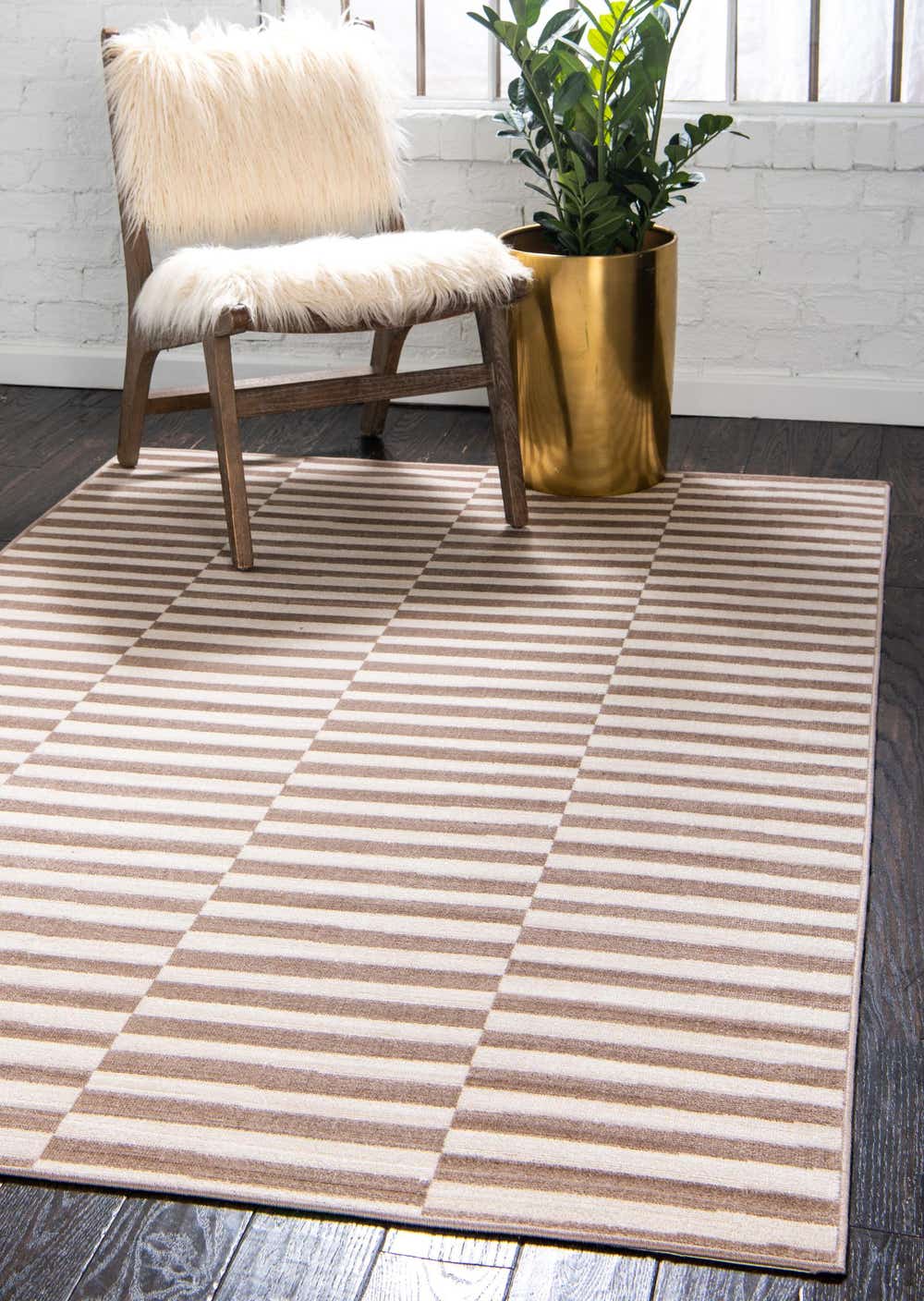 Light Brown 10' x 13' Tribeca Rug | eSaleRugs