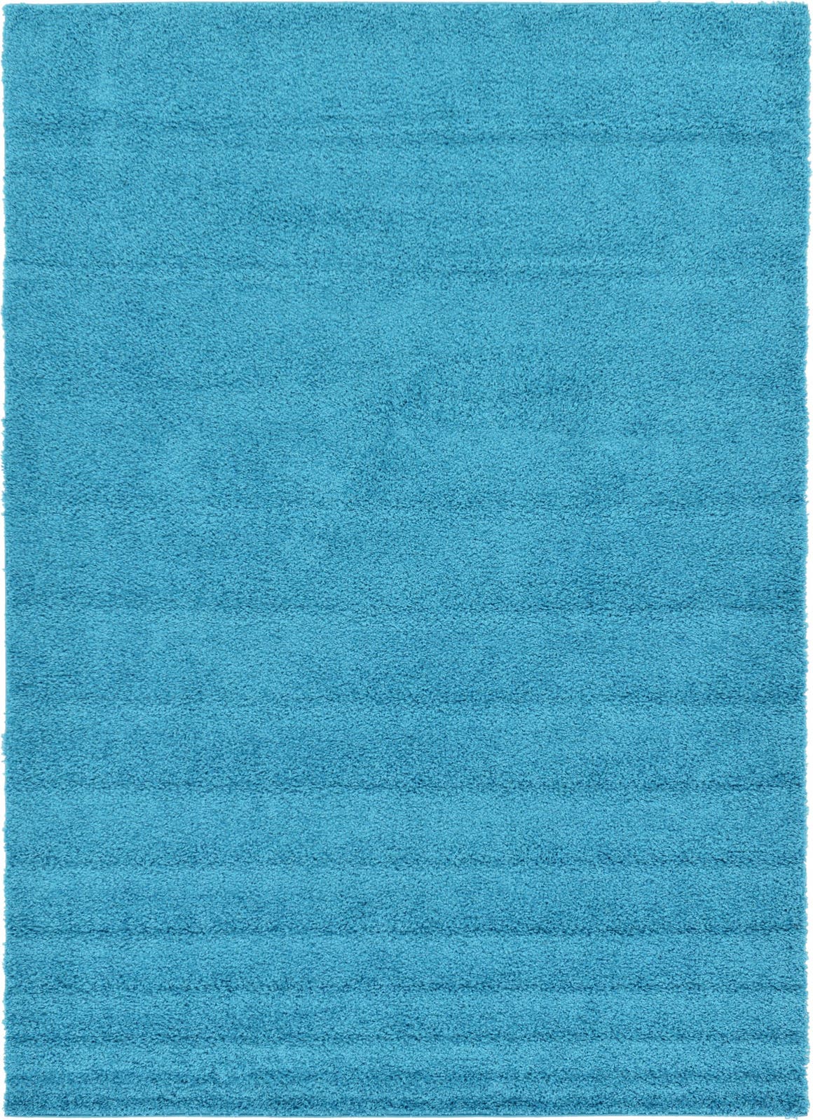 Turquoise 7' x 10' Solid Frieze Rug | eSaleRugs