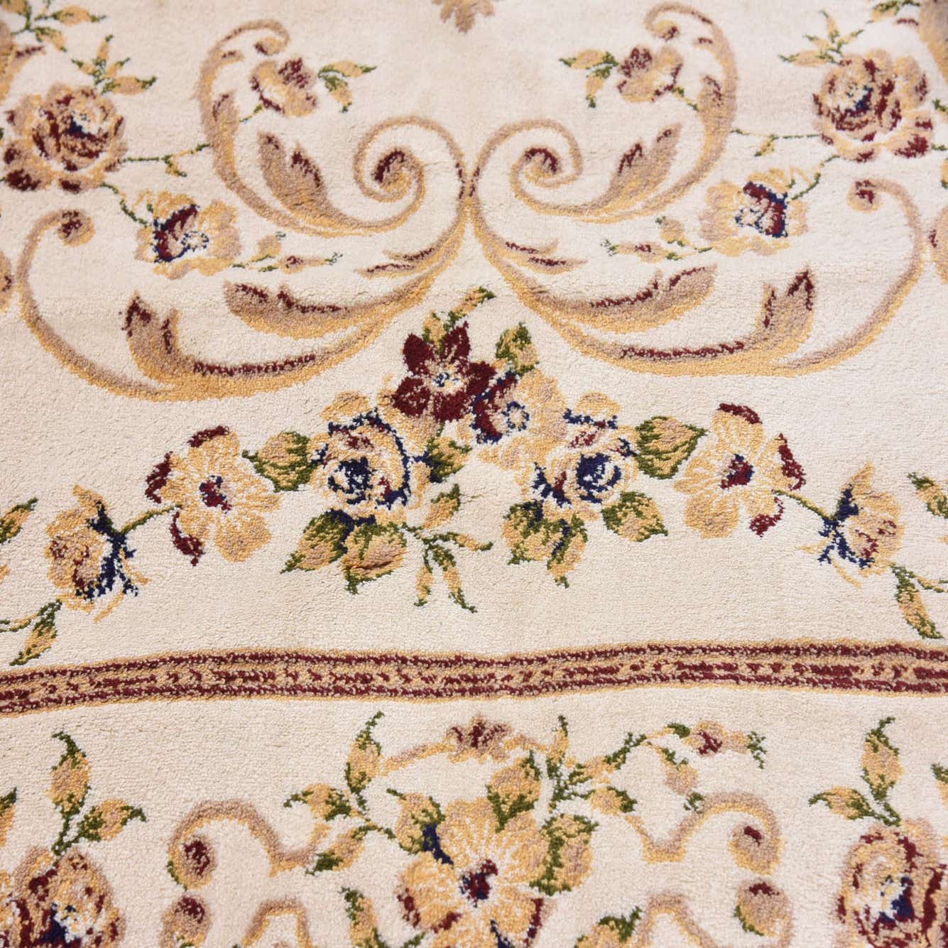 Cream 10' x 13' Classic Aubusson Rug | eSaleRugs