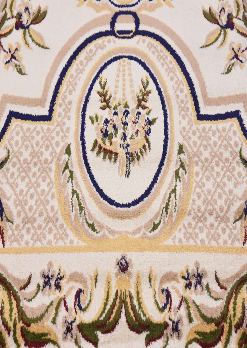 Cream 9' x 12' Classic Aubusson Rug | eSaleRugs