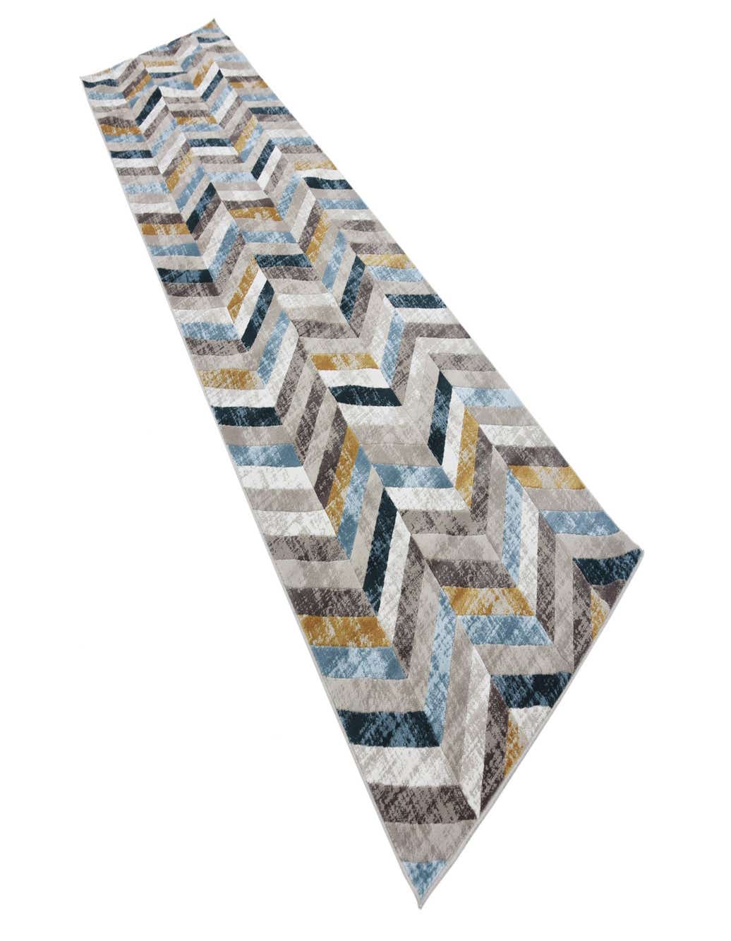 Dark Blue 3' x 10' Mirage Runner Rug | eSaleRugs