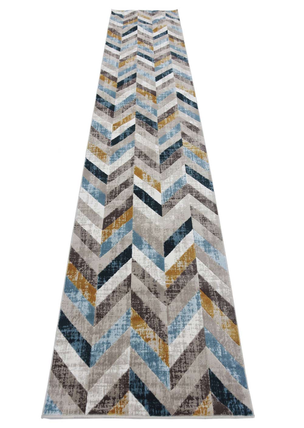 Dark Blue 3' x 10' Mirage Runner Rug | eSaleRugs