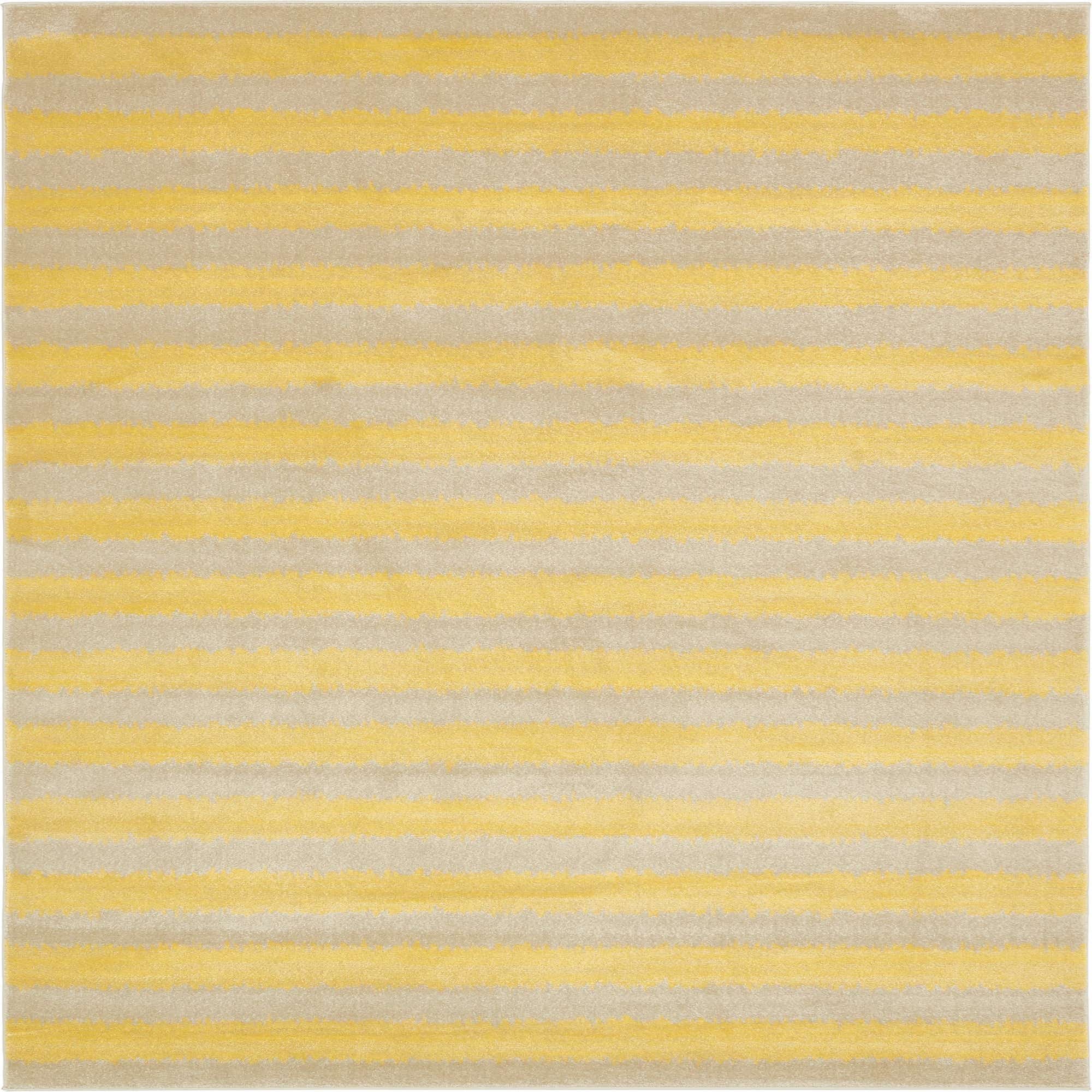 Yellow 7' x 10' Dimensions Rug | eSaleRugs