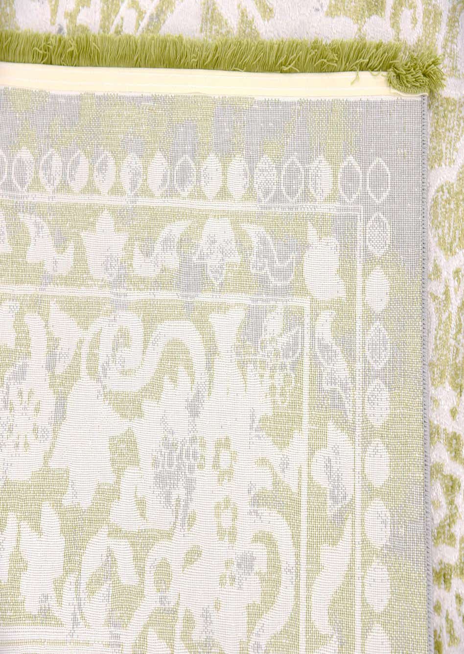 Light Green 8' x 8' Modern Classical Square Rug | Rugs.com