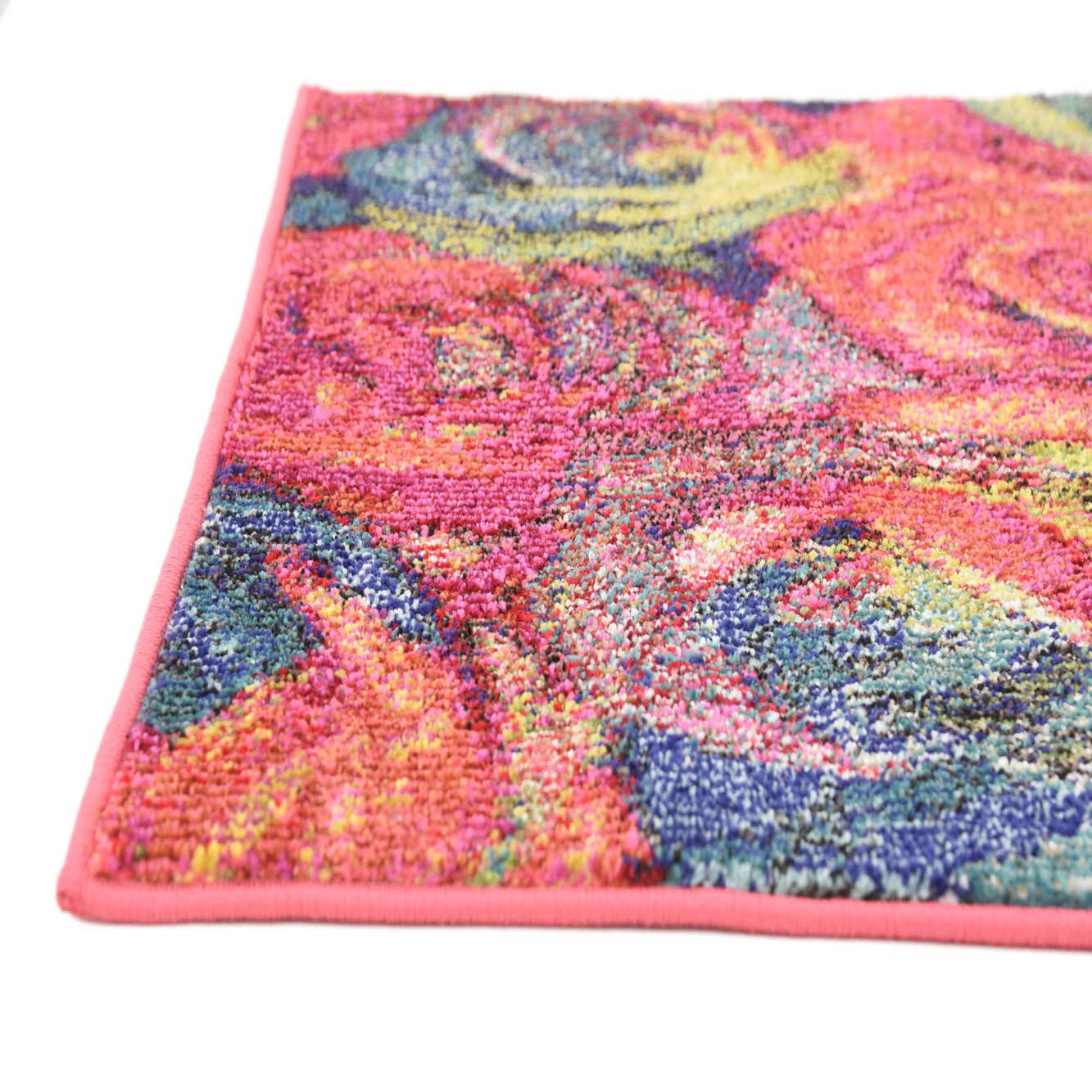 Pink 2' 7 x 10' Fresco Runner Rug | eSaleRugs