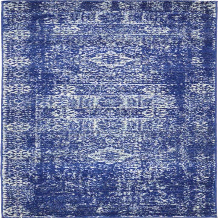 Royal Blue 2' 2 x 6' Heritage Runner Rug | eSaleRugs
