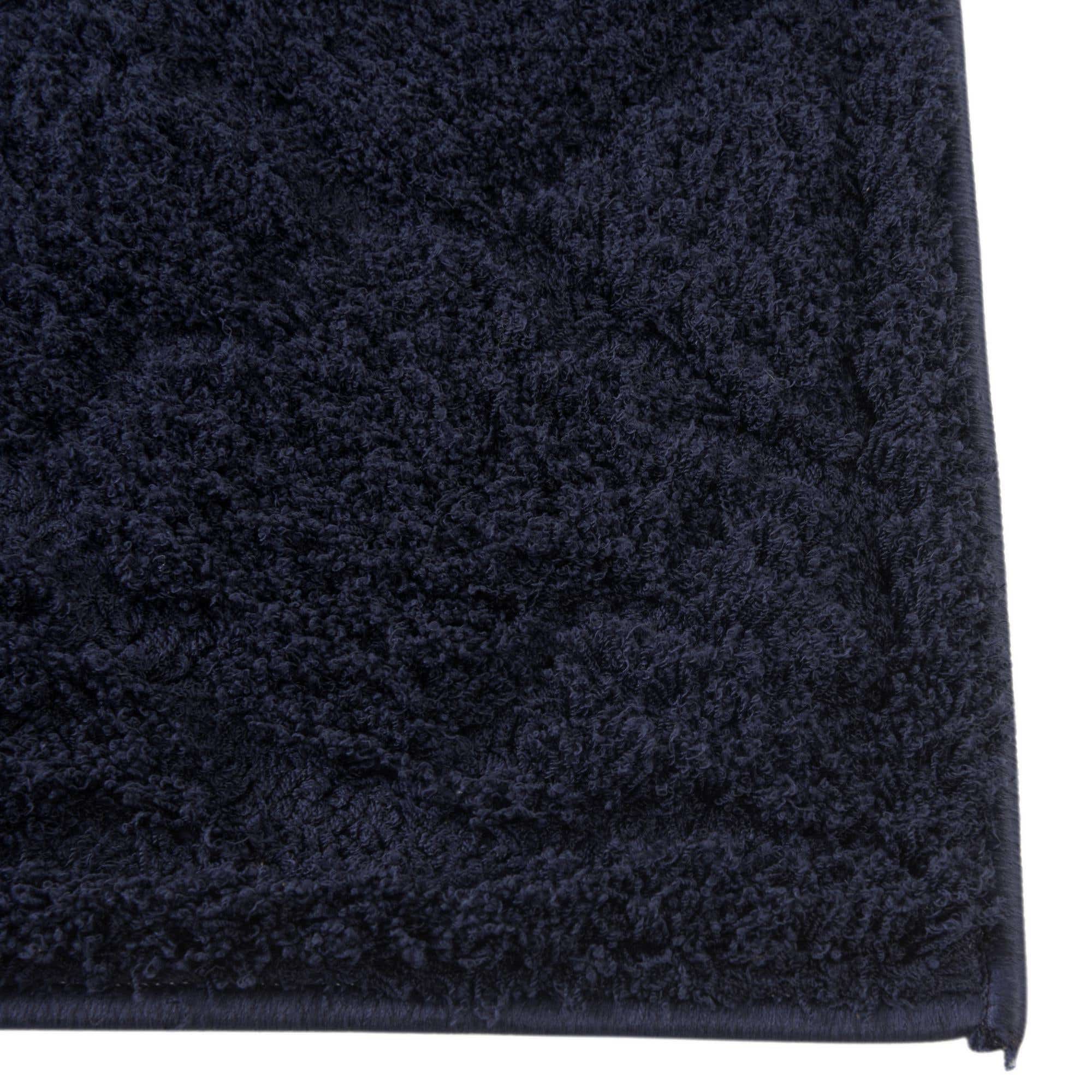Navy Blue 8' x 10' Trellis Shag Rug | eSaleRugs