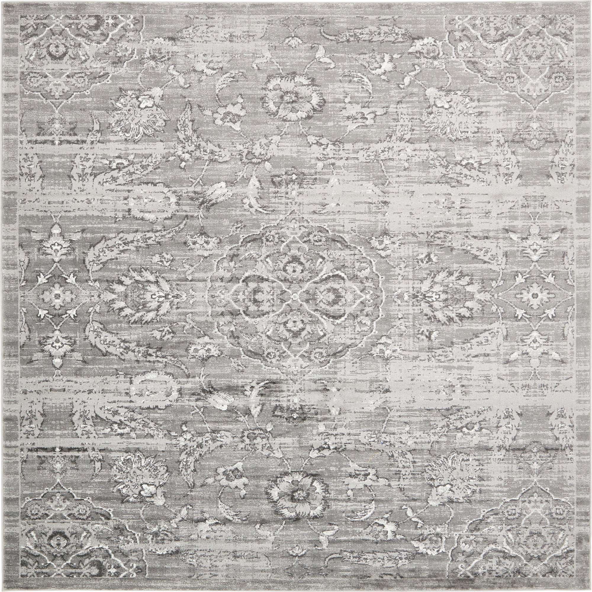 Gray 8' x 10' Courtyard Rug | eSaleRugs
