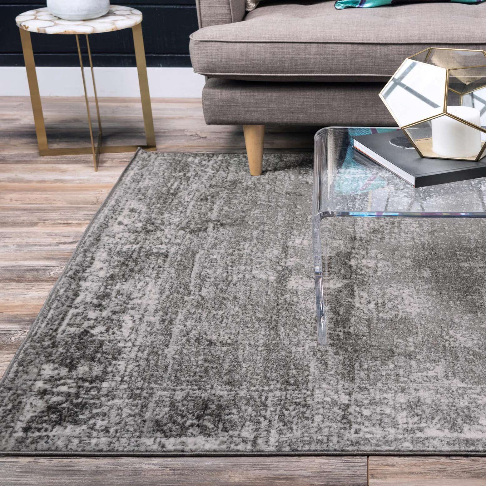 Dark Gray 5' x 8' Monaco Rug | eSaleRugs