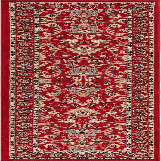 Red 2' 7 x 10' Kashan Design Runner Rug | eSaleRugs