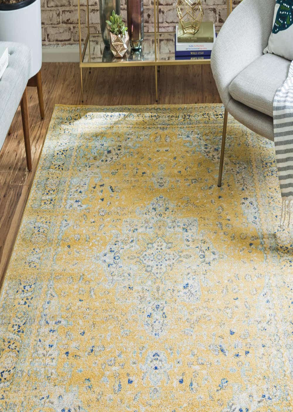 Yellow 8' x 10' Heritage Rug | eSaleRugs