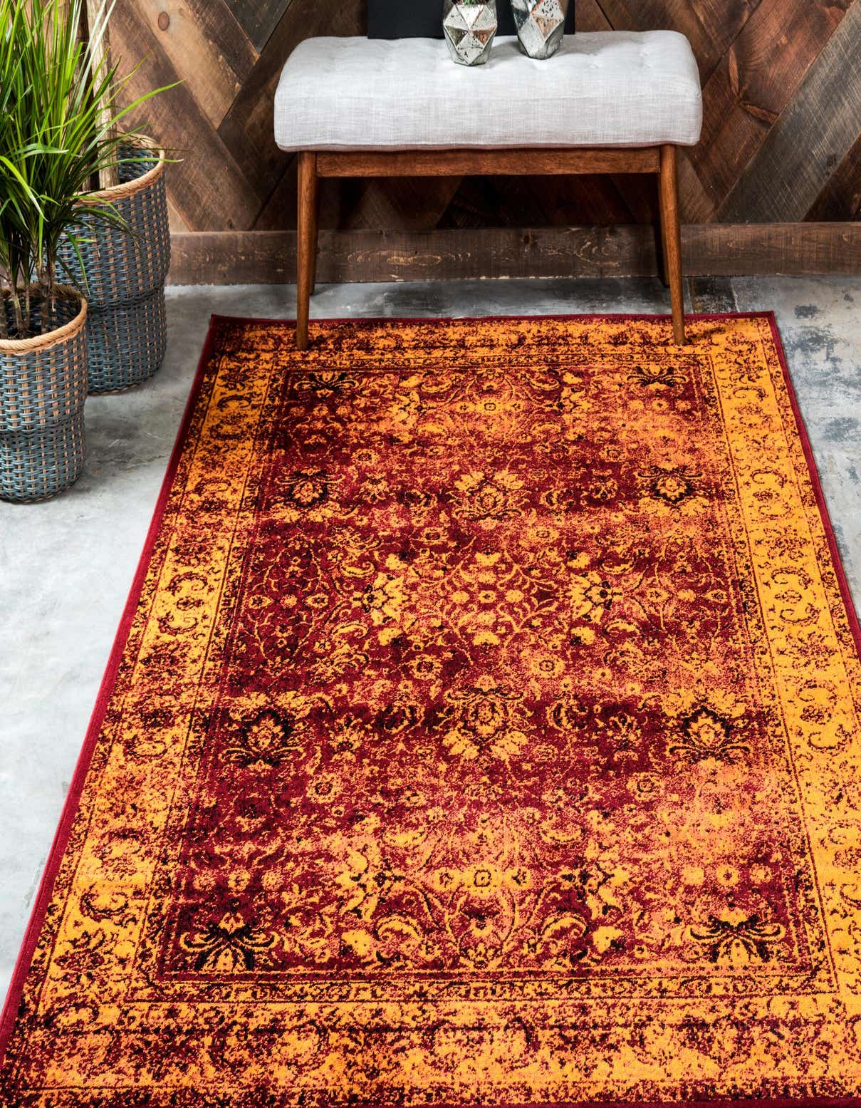 Red 4' x 6' Istanbul Rug | eSaleRugs
