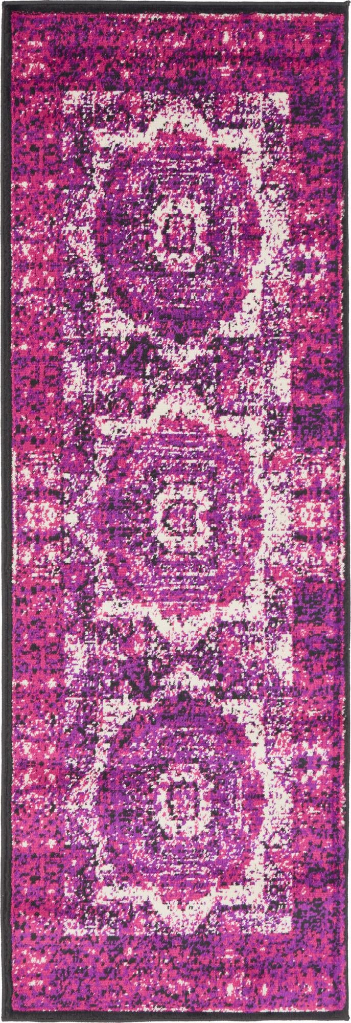 Lilac 2' x 6' Istanbul Runner Rug | eSaleRugs
