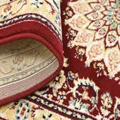 Burgundy 5' x 8' Rabia Rug | Rugs.com