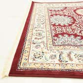 Burgundy 5' x 8' Rabia Rug | Rugs.com