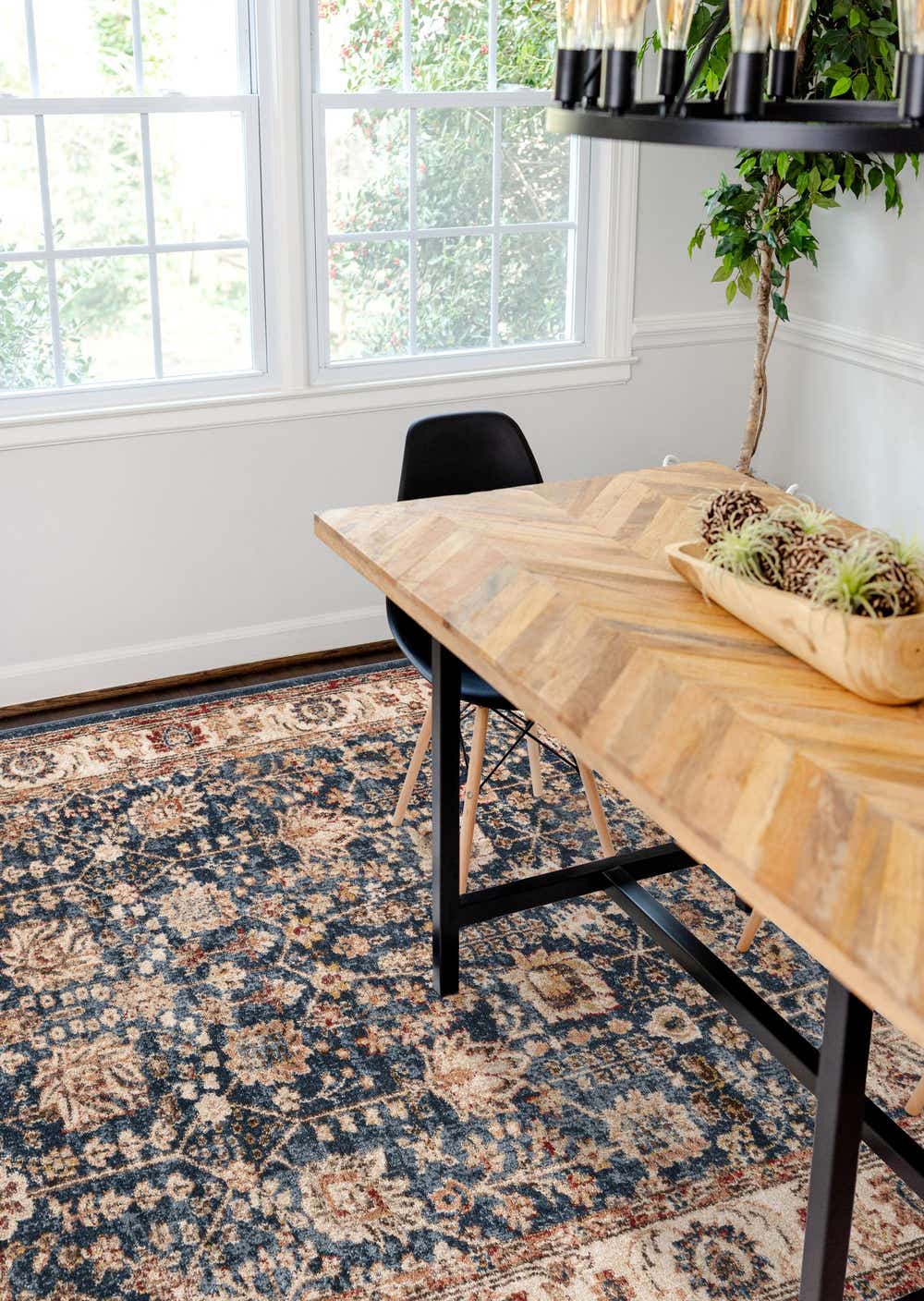 Light Blue 4' x 6' Arcadia Rug | eSaleRugs