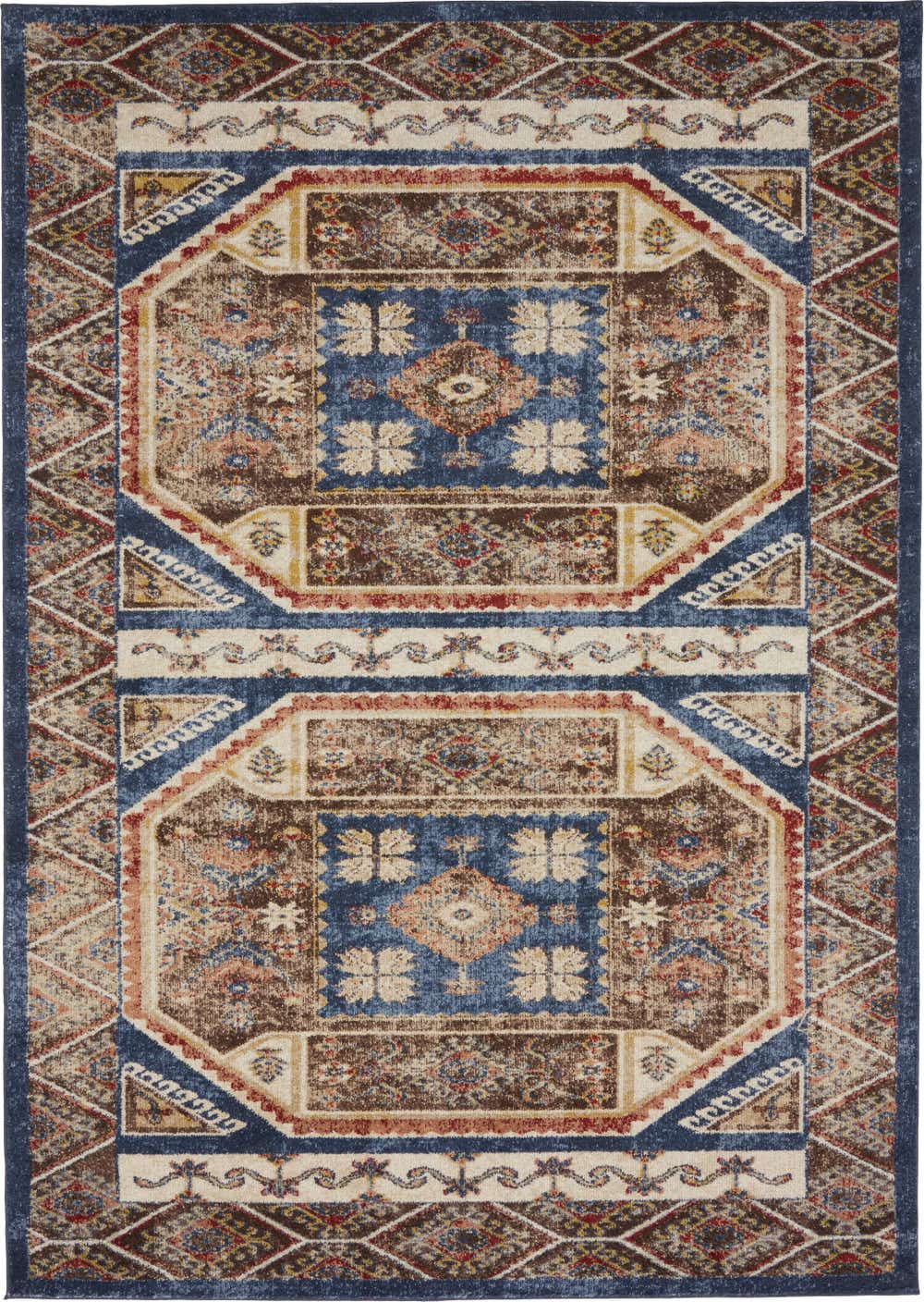 Light Blue 5' x 8' Arcadia Rug | eSaleRugs