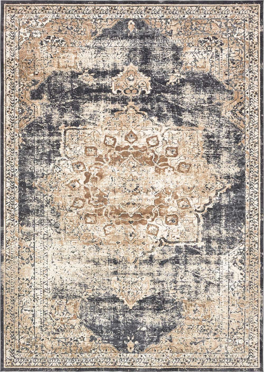 Dark Blue 10' x 14' 5 Villa Rug | eSaleRugs