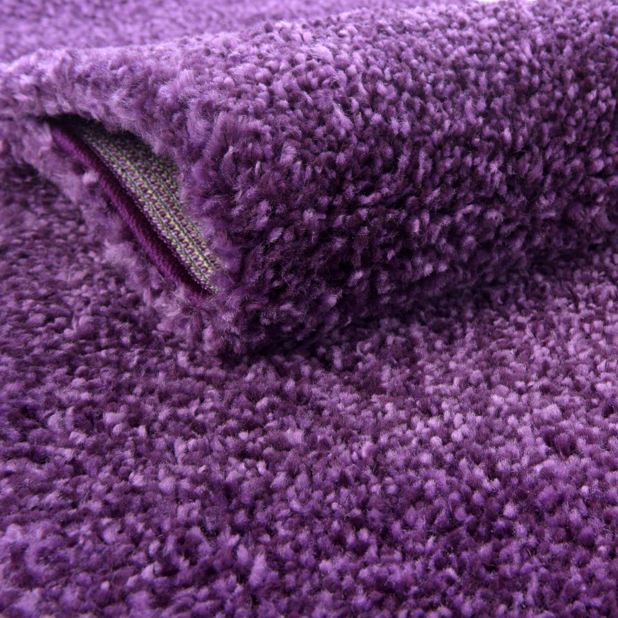 Violet 5 X 7 7 Solid Frieze Rug ESaleRugs Violet 5 X 7 7 Solid Frieze Rug ESaleRugs
