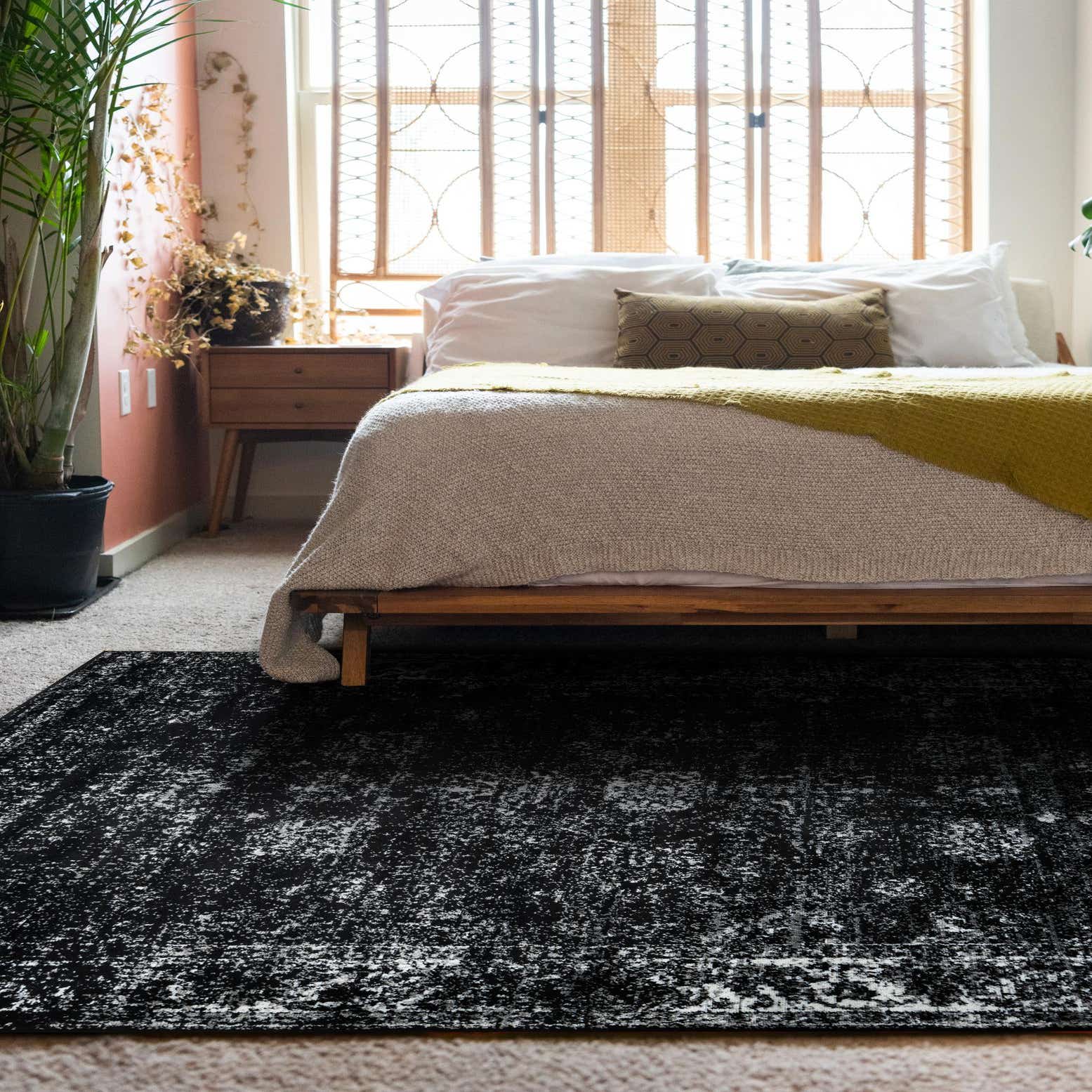 Black 8' x 10' Monaco Rug | eSaleRugs