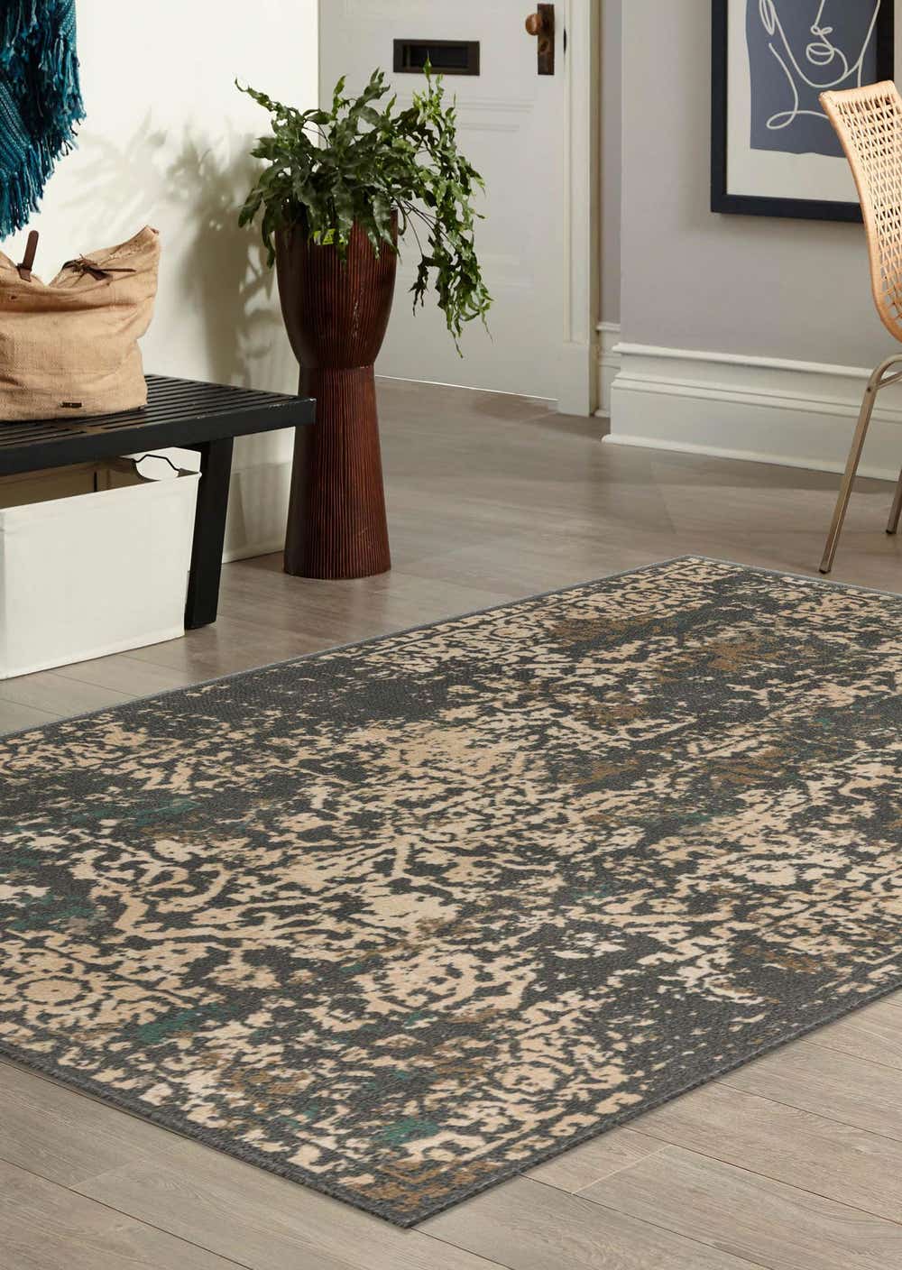 Gray 4' x 6' Sahara Rug | eSaleRugs