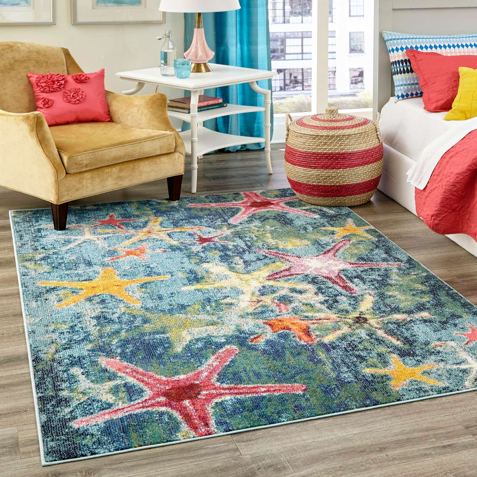 Navy Blue 4' x 6' Capri Rug | eSaleRugs