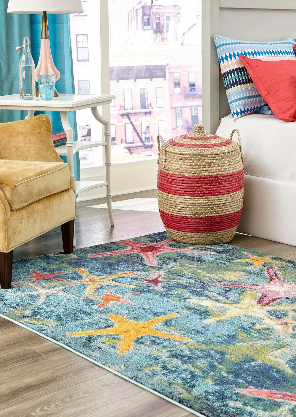 Navy Blue 4' x 6' Capri Rug | eSaleRugs