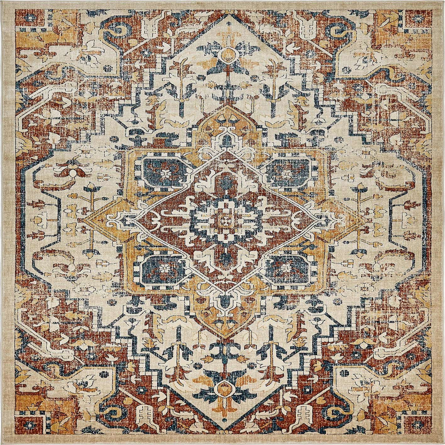 Beige 8' x 11' 4 Stockholm Rug | eSaleRugs