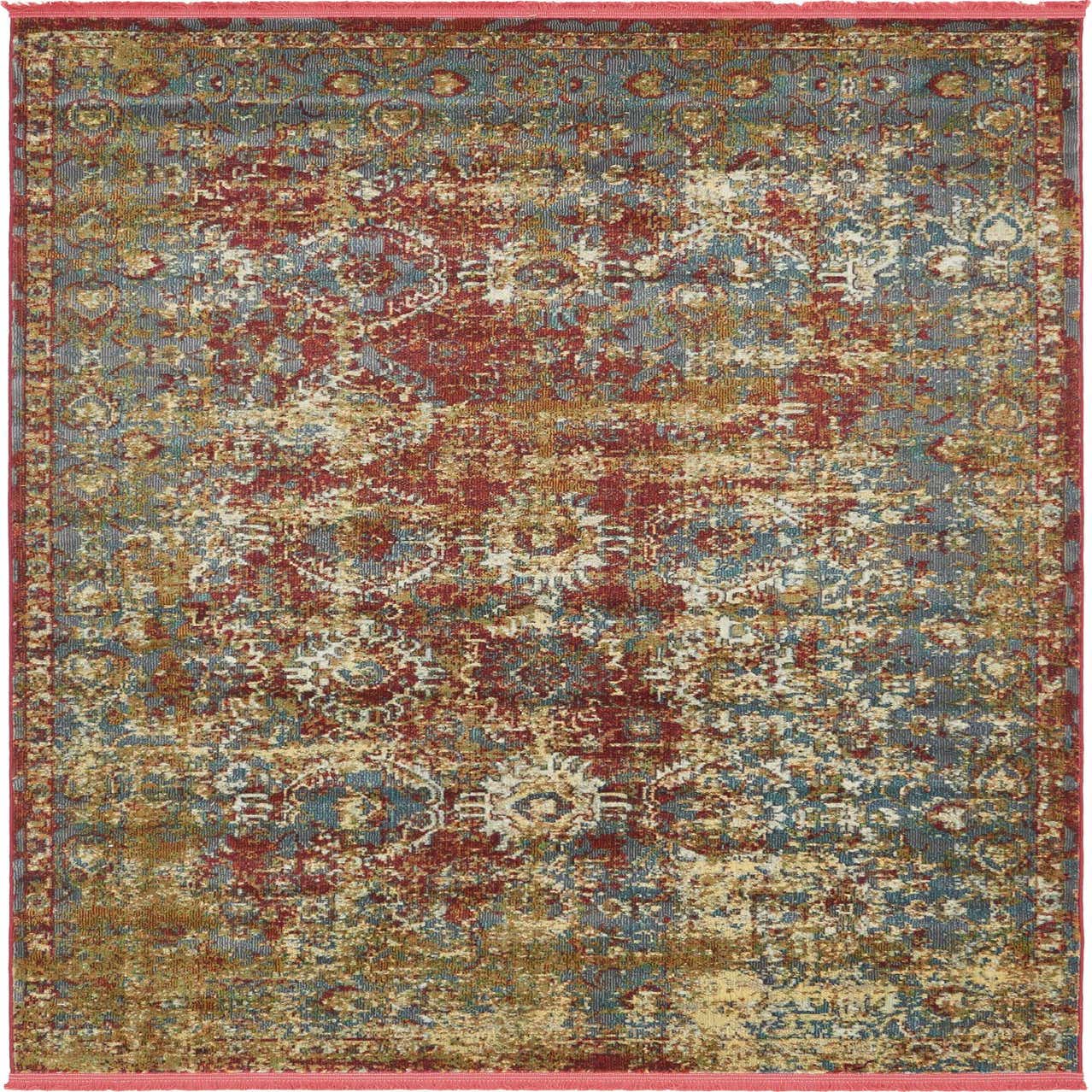 Red 5' 5 x 8' Havana Rug | eSaleRugs