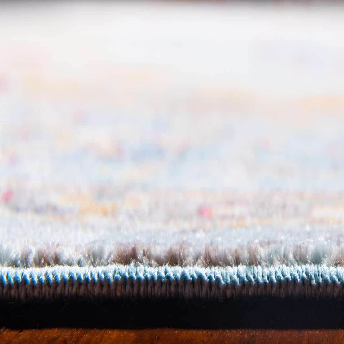 Light Blue 4' x 6' Aqua Rug | eSaleRugs