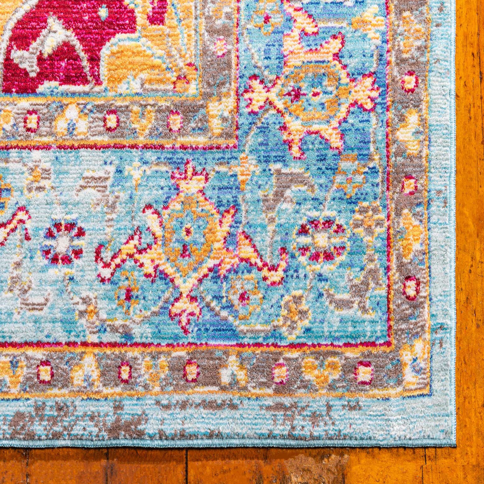 Light Blue 4' x 6' Aqua Rug | eSaleRugs