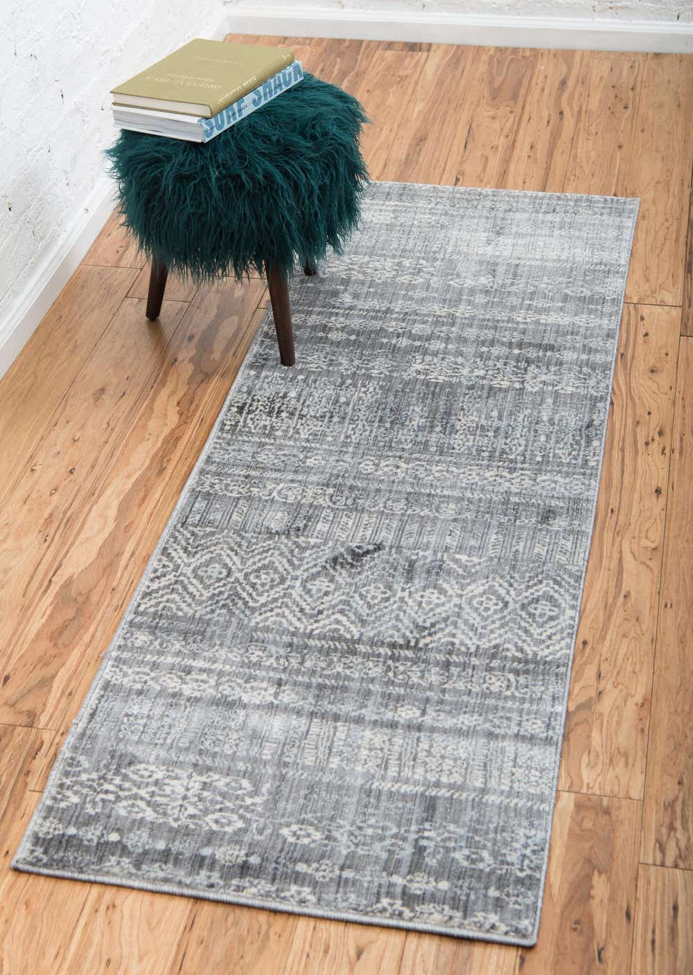 Gray 2' 2 x 6' Apollo Runner Rug | Rugs.com
