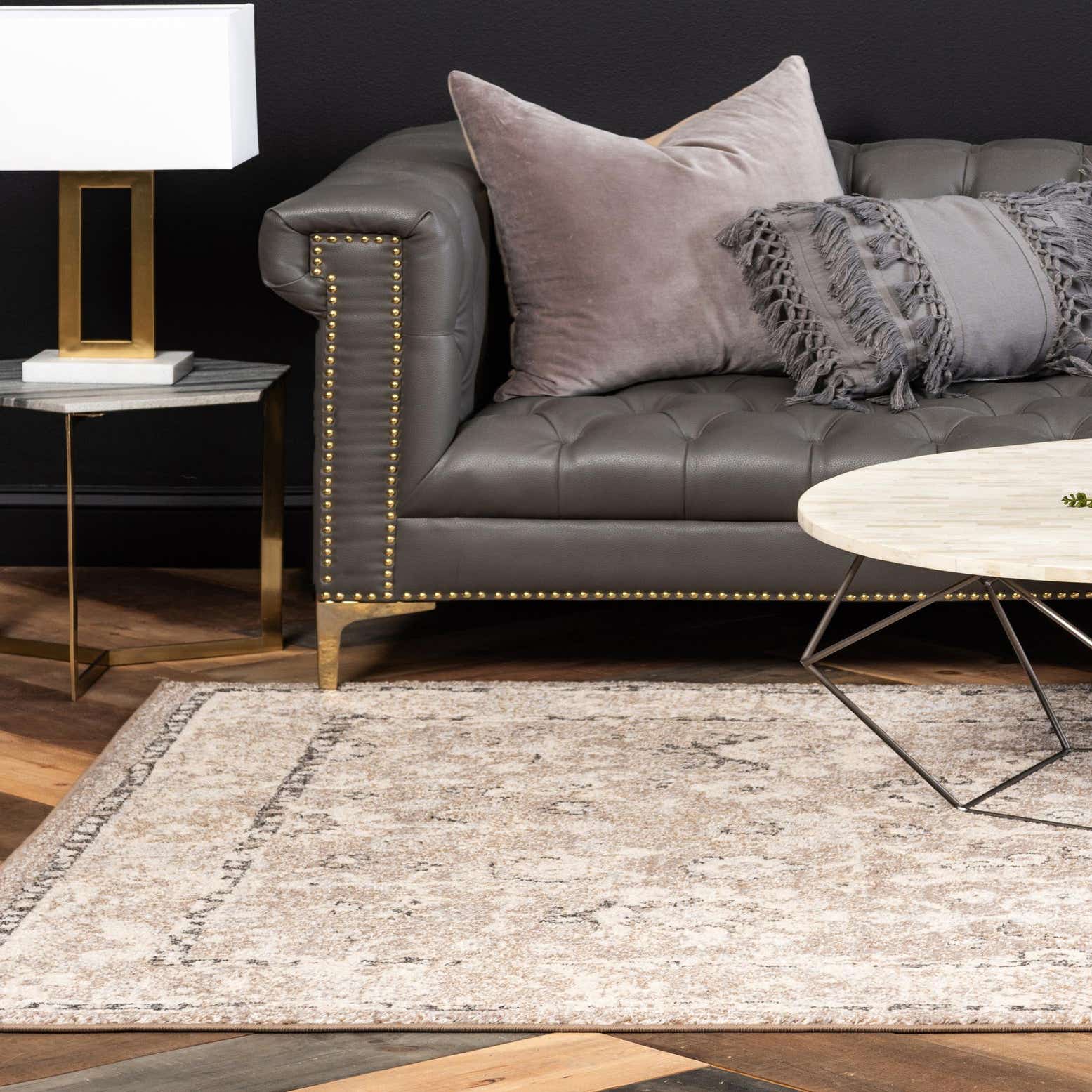 Beige Brown 8' x 10' Madeline Rug | Rugs.com