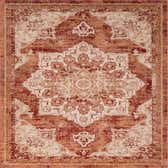 Rust Red 9' x 12' Eden Rug | Rugs.com