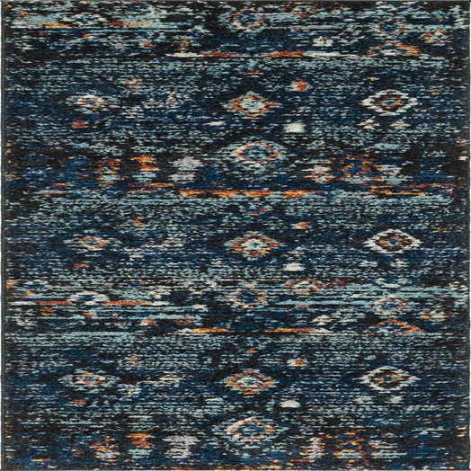 Navy Blue 2' 7 x 10' Morocco Runner Rug | Rugs.com