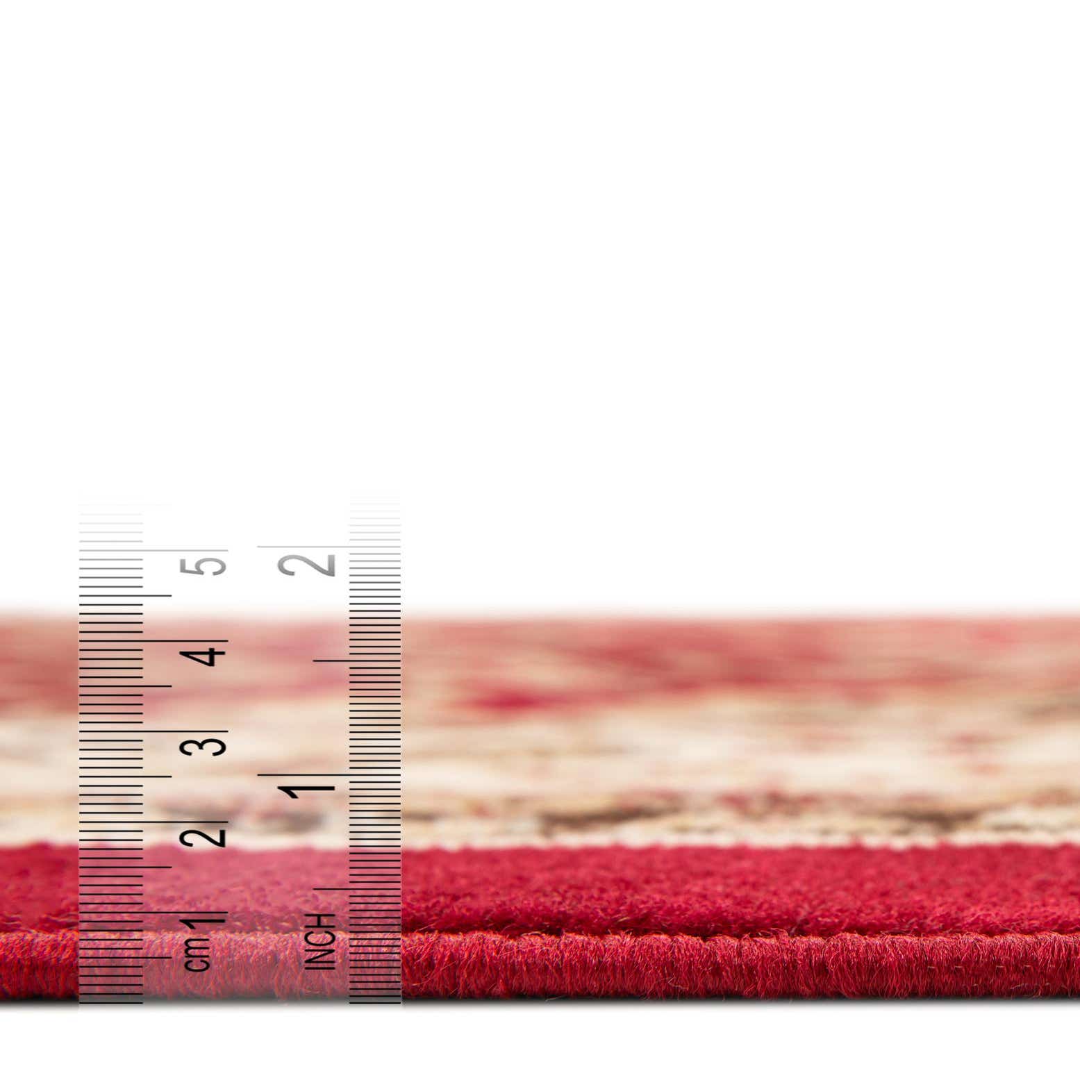 Burgundy 2' 7 x 10' Kashan Design Runner Rug | eSaleRugs