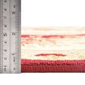 Red 5' 3 x 8' Classic Aubusson Oval Rug | eSaleRugs