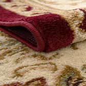 Red 5' 3 x 8' Classic Aubusson Oval Rug | eSaleRugs