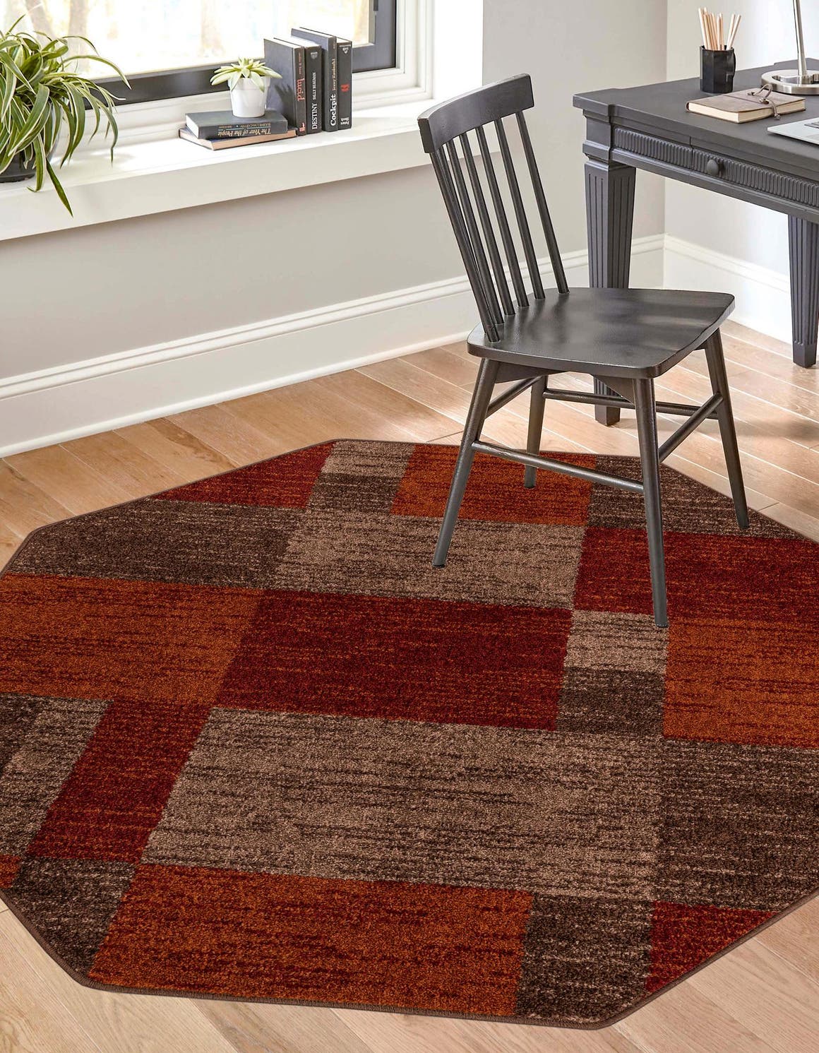 Multicolor 7' 10 x 7' 10 Equinox Octagon Rug | Rugs.com