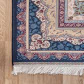 Navy Blue 6' 7 x 9' 10 Dynasty Rug | Rugs.com