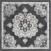 Charcoal 5' x 5' Parker Square Rug | Rugs.com