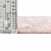 Pink 7' 10 x 7' 10 Outdoor Aztec Round Rug | Rugs.com