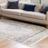Blue 10' x 14' Nyla Rug | Rugs.com